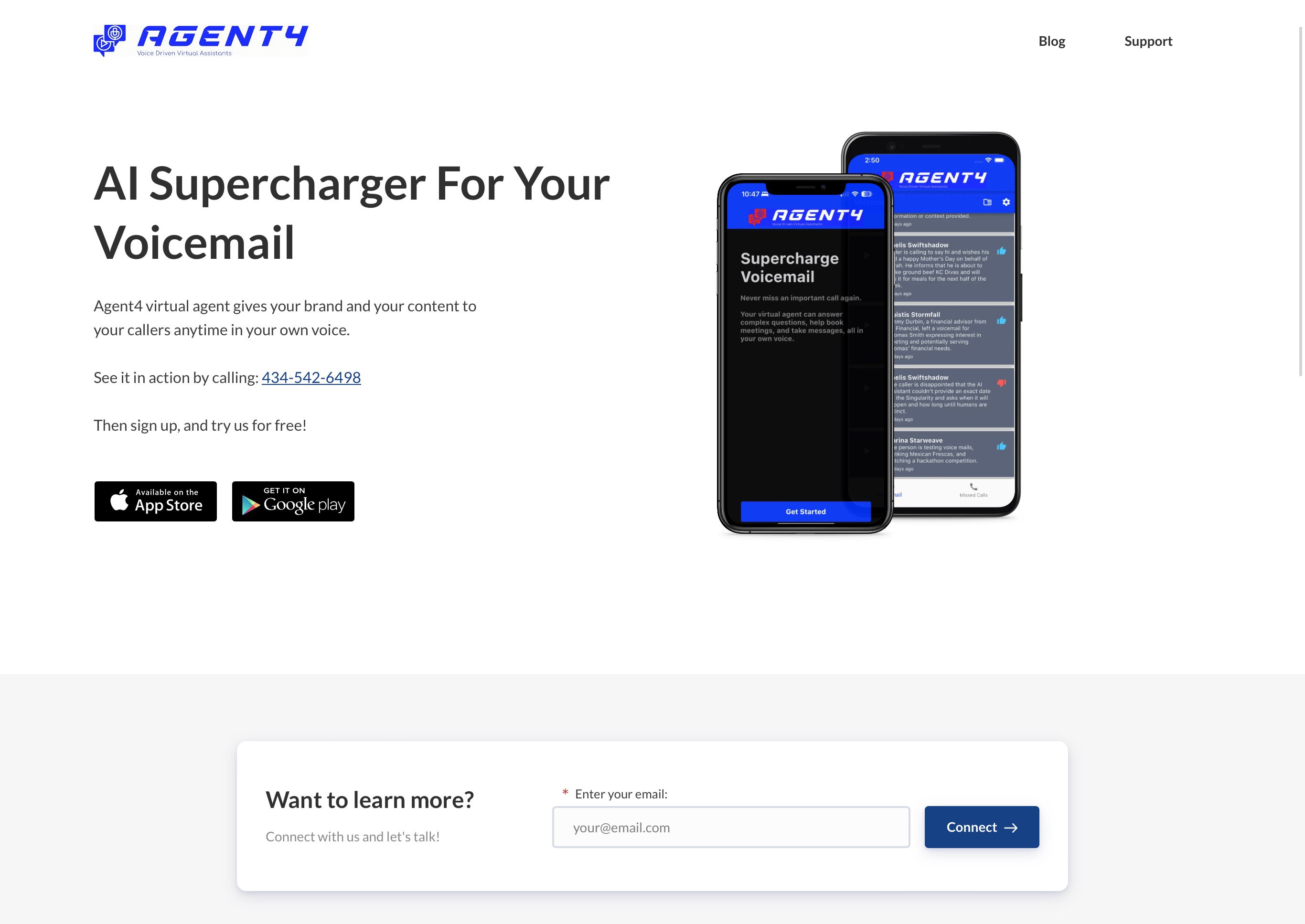 Agent4 Voice Virtual Agent: Supercharge your mobile | BetaList