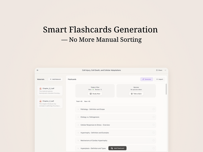 Keepmind: Smarter learning with AI flashcards, quizzes, and | BetaList