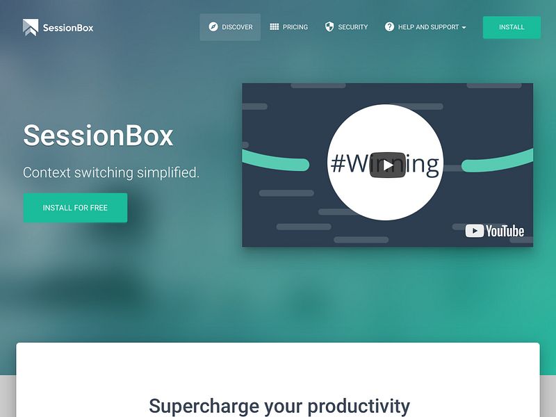SessionBox: Use one browser with multiple active sessions | BetaList