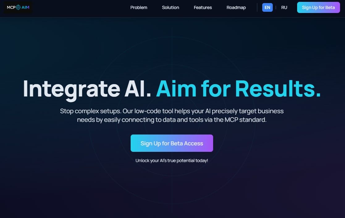 MCP Aim: Simplify AI Integration (MCP) | BetaList