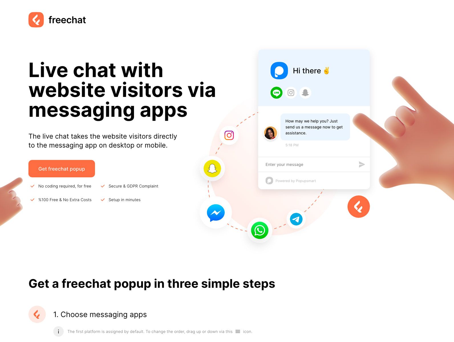 FreeChat: Add free live chat support to your website | BetaList
