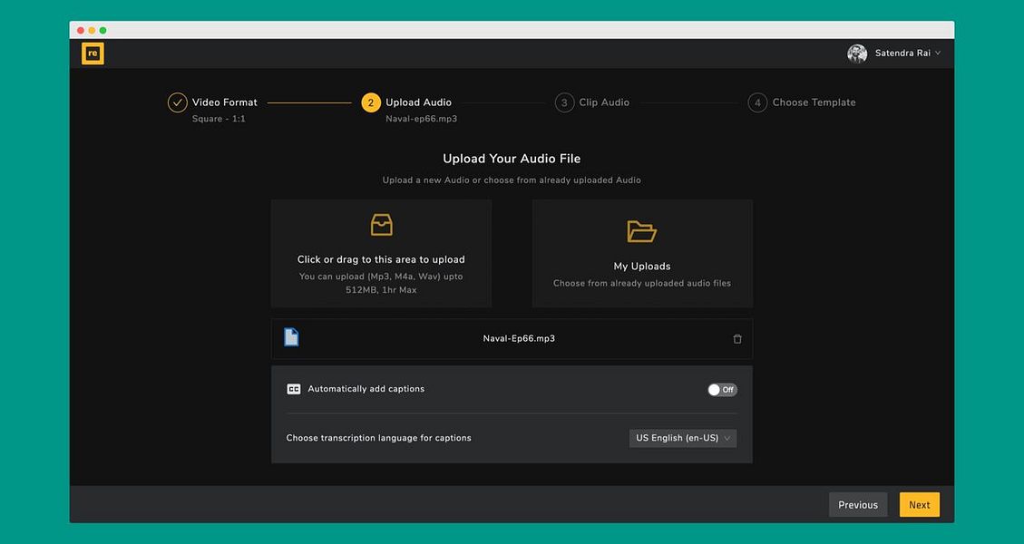 Audiogram Maker by Recast Studio: Convert your podcast into | BetaList