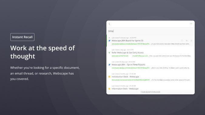 Webscape: Work at the speed of thought | BetaList