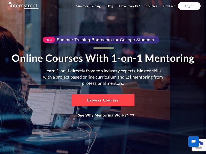 InternStreet: Learn & Master new skills with 1-on-1 | BetaList
