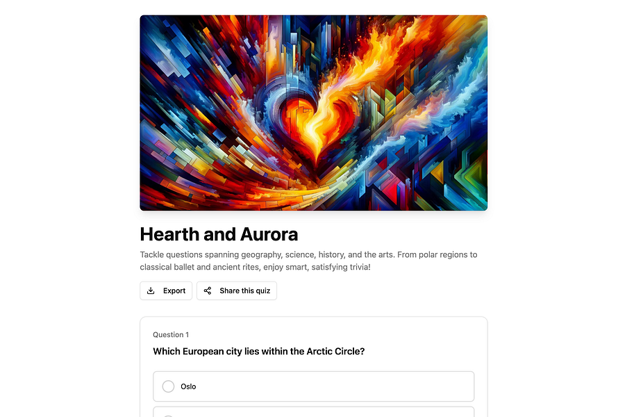 DailyQuiz: Daily quizzes and on-demand quiz generation | BetaList