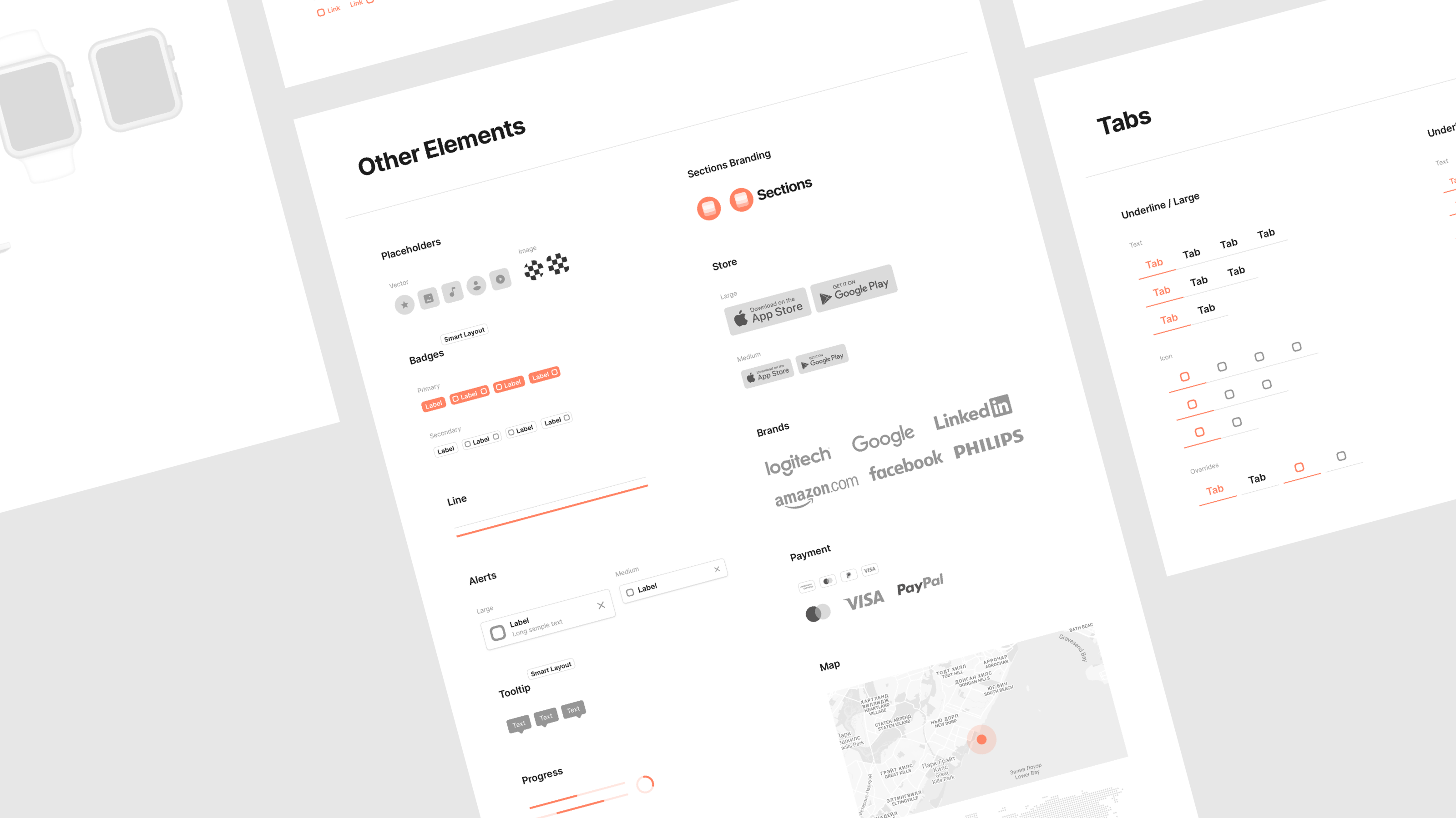 Sections Base Elements: Free wireframe starter kit for web | BetaList