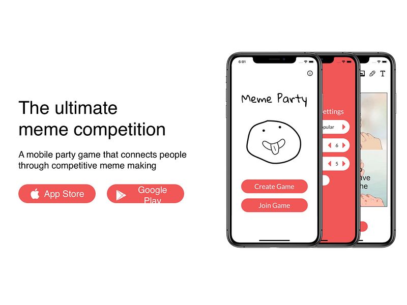 Meme Party: A mobile party game based on competitive | BetaList