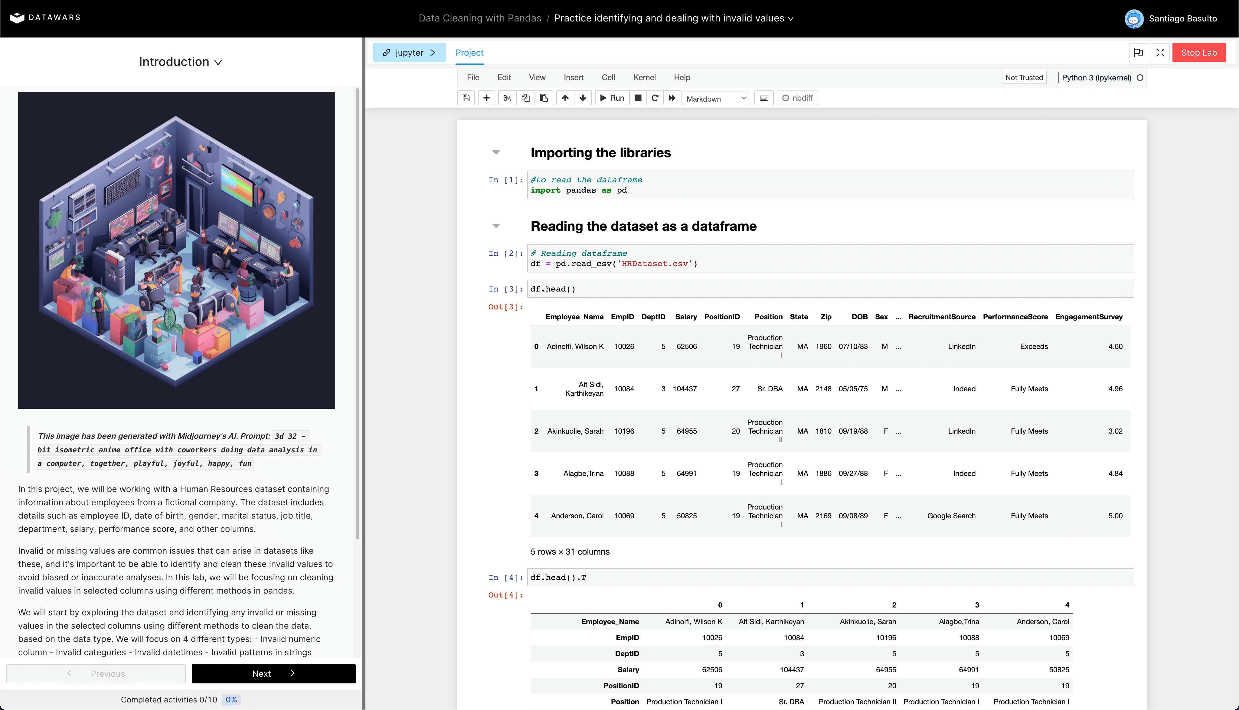 Datawars A Platform To Practice Data Science With 100s Of Betalist 3043