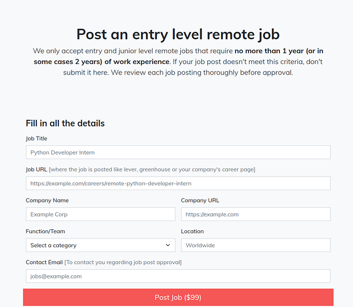 Entry Level Remote Job: A dedicated job board for finding | BetaList