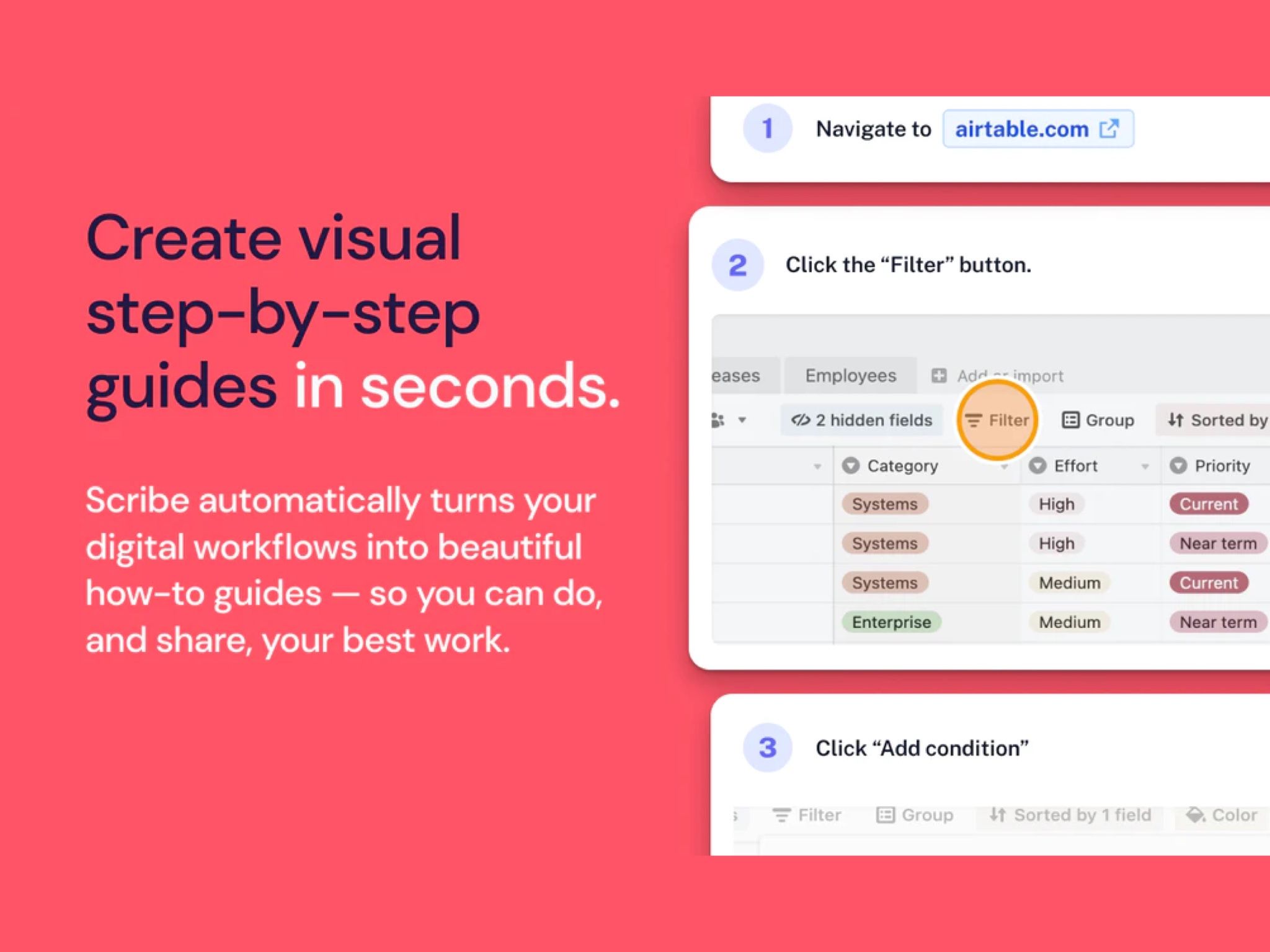 Scribe: Turn any process into a step-by-step guide- | BetaList
