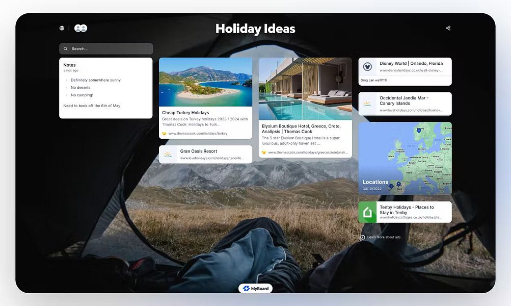 MyBoard: Keep your life organised | BetaList