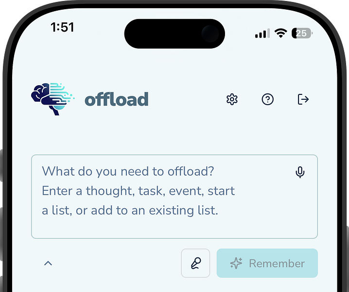 Offload: Automatically organizes tasks, events, and notes | BetaList