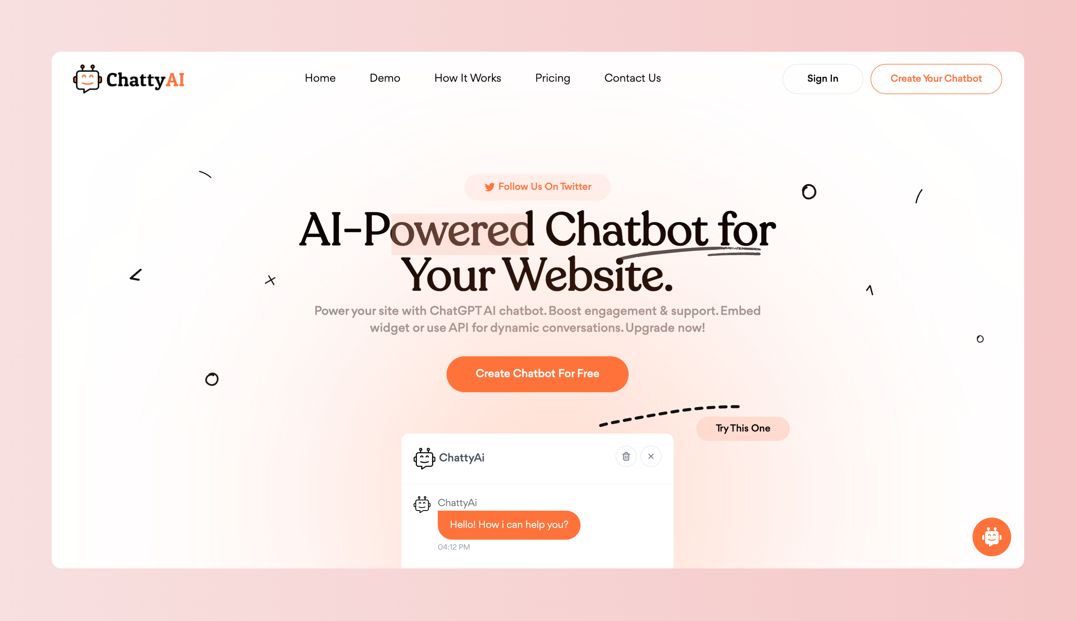 ChattyAi: AI-Powered Chatbot for Your Website. | BetaList