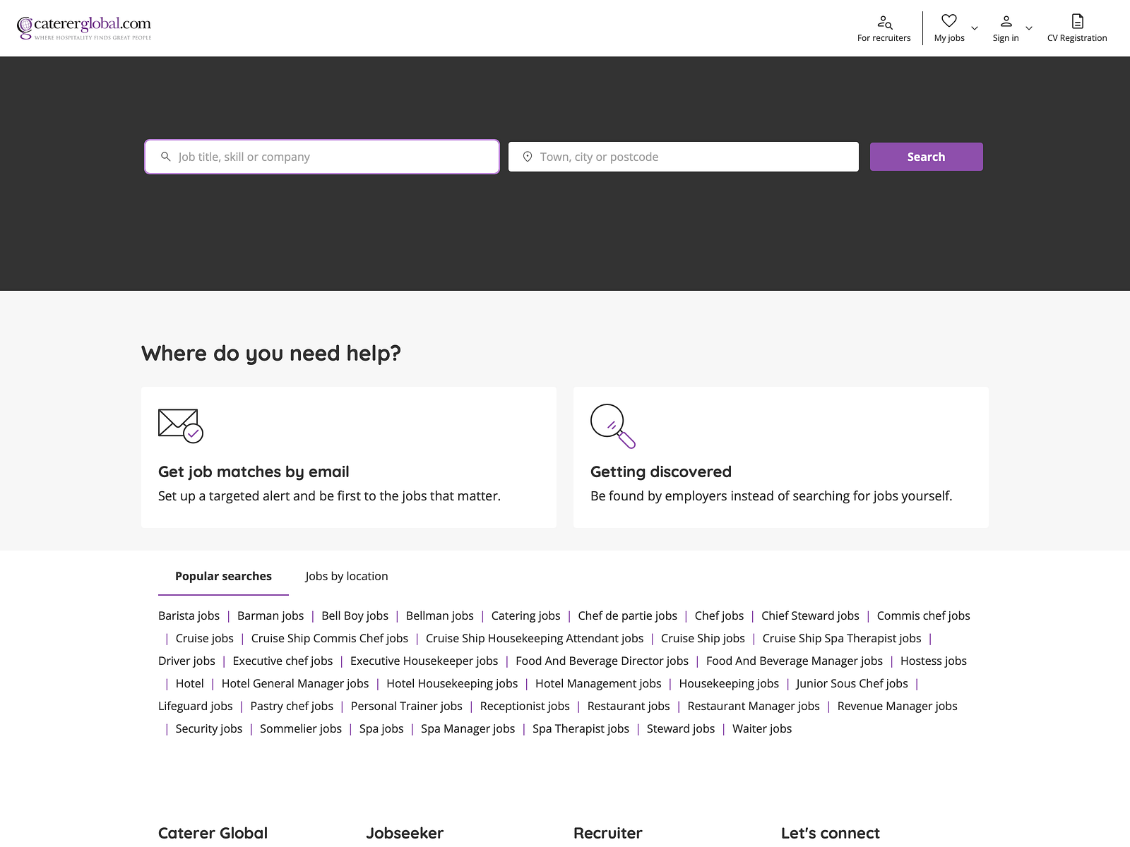 CatererGlobal - Job Board Review – Startup Jobs