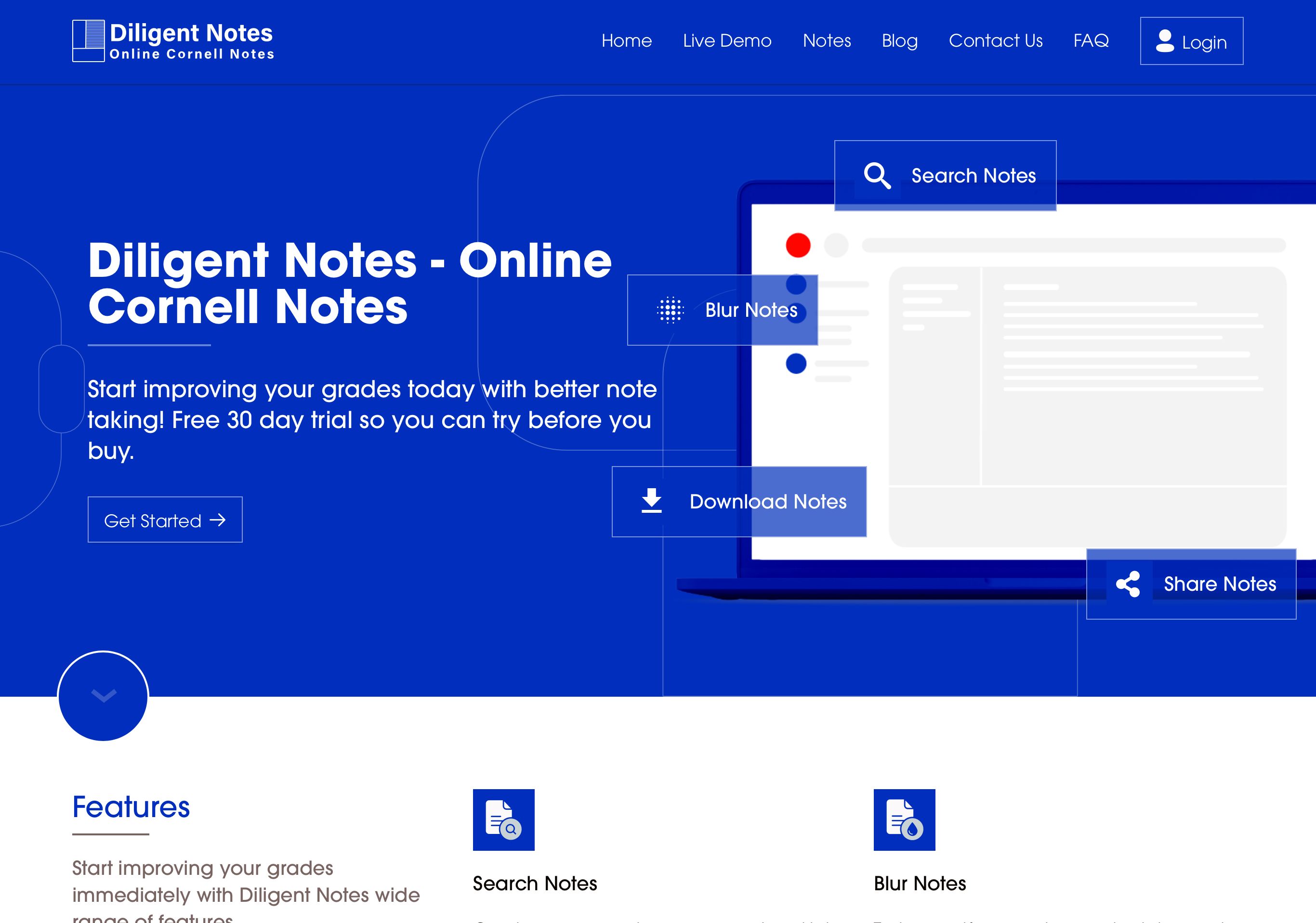 Diligent Notes: The best way to take Cornell Style Notes | BetaList