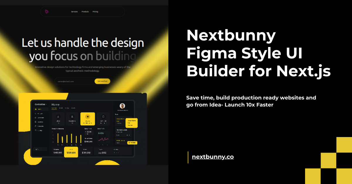 Nextbunny: Drag and drop visual UI builder for Next.js-save | BetaList