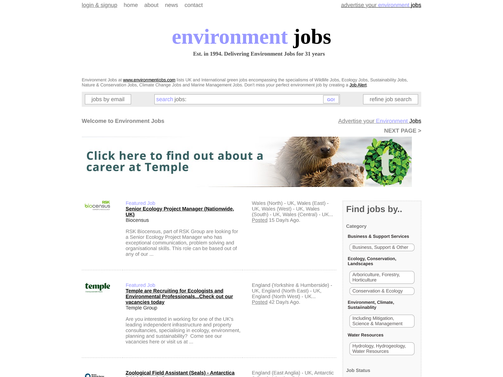 Environment Jobs - Job Board Review – Startup Jobs