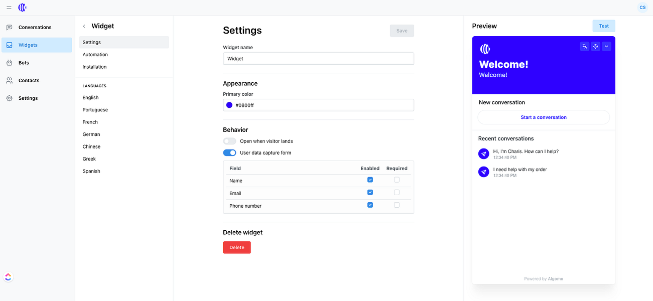 Algomo: Assist your customers in every language | BetaList Algomo: Assist your customers in every language | BetaList