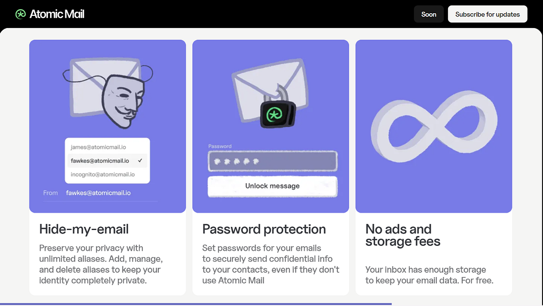 Atomic Mail: Encrypted email you can trust | BetaList