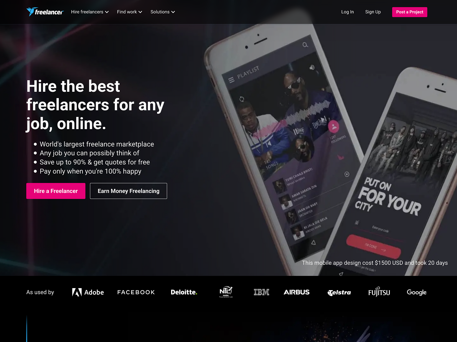 Freelancer - Job Board Review – Startup Jobs