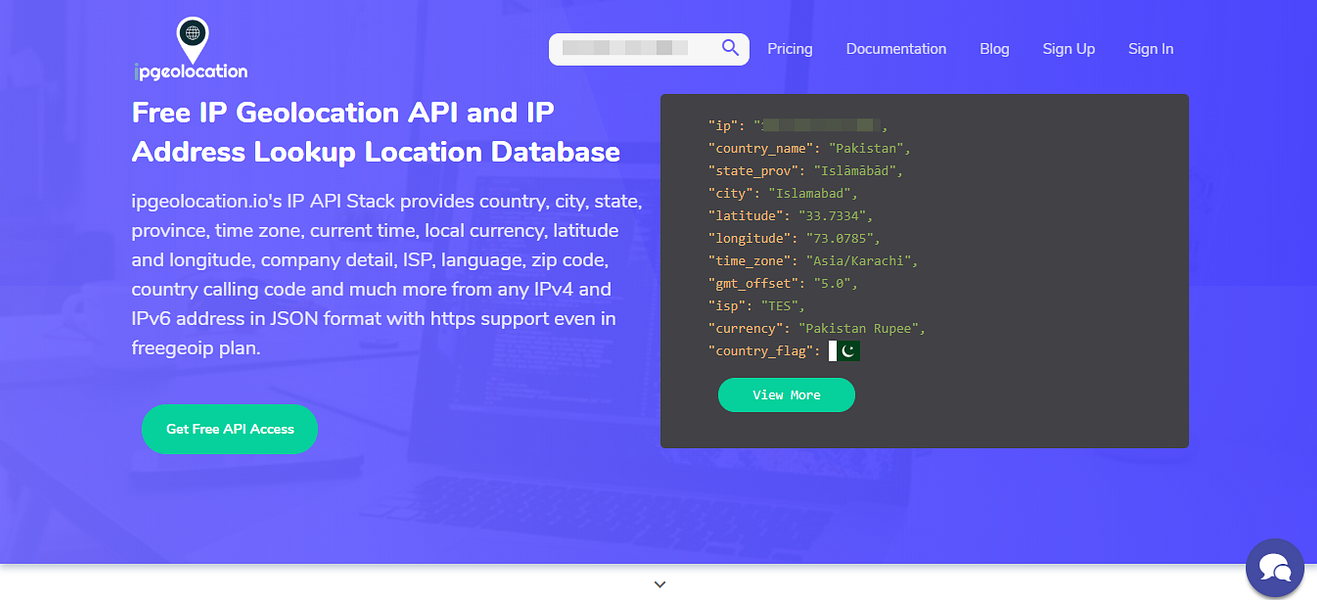ipgeolocation: Free IP Geolocation API and IP Address | BetaList