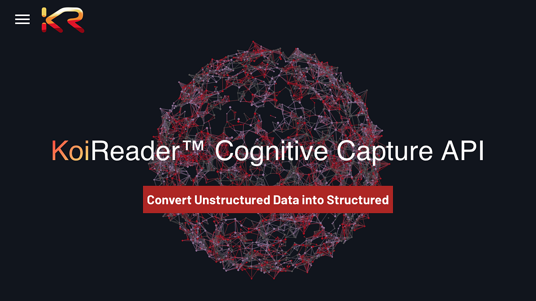 KoiReader: AI based document & video data capture APIs for | BetaList