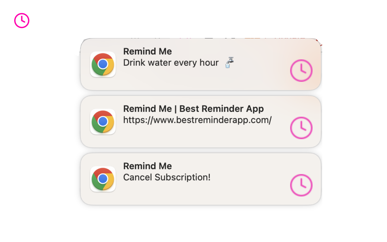 Best Reminder App: A Chrome extension to make setting | BetaList