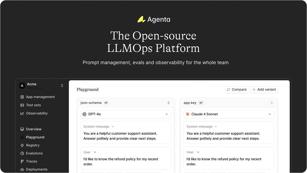 Agenta: An open-source LLMOps platform for building | BetaList