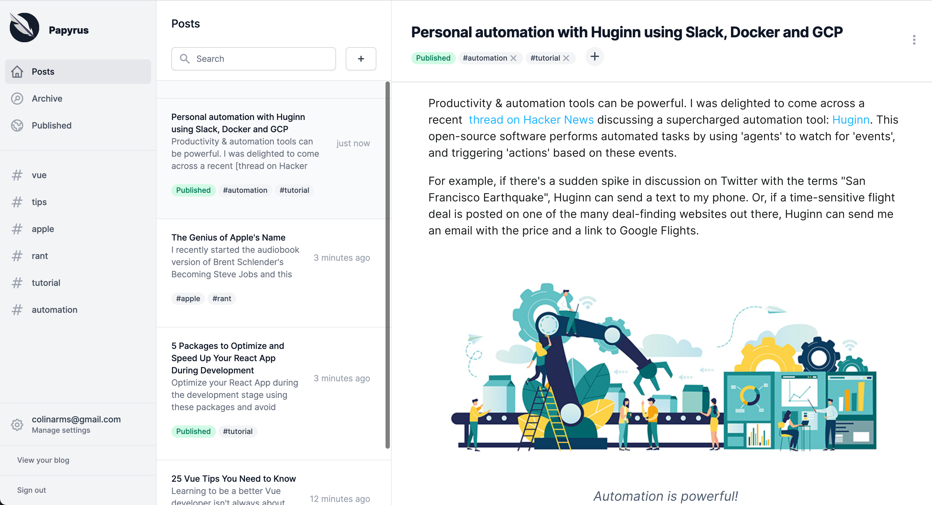 Papyrus: Modern, blazing-fast, privacy-first platform for | BetaList