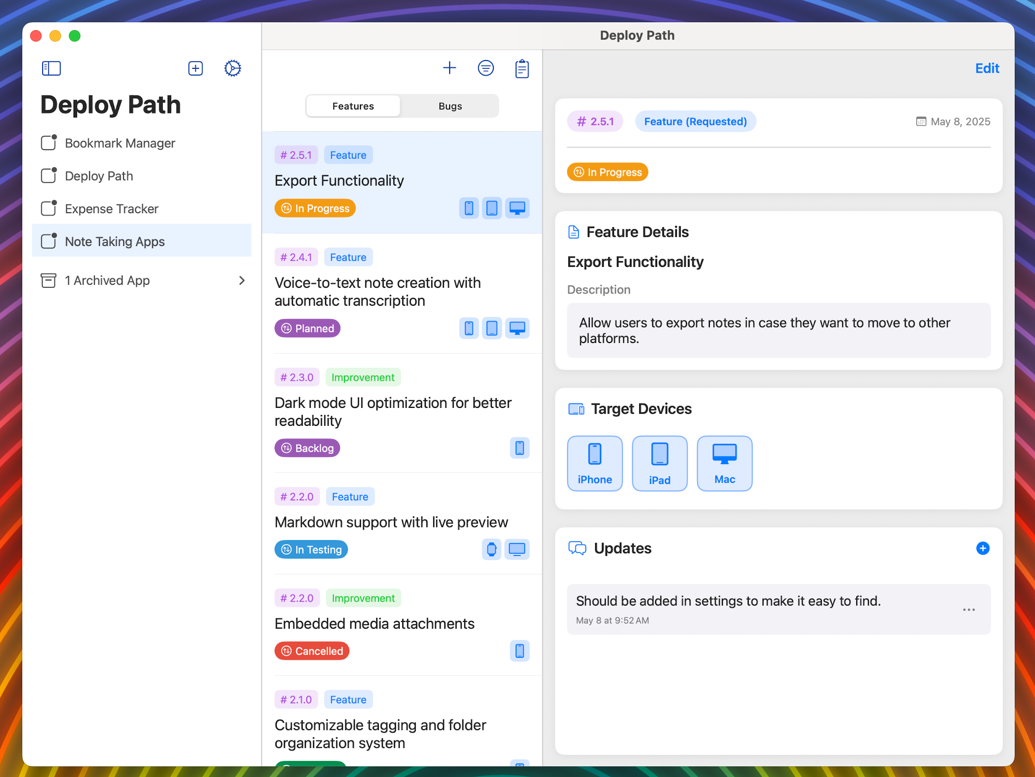 Deploy Path: A developer tool for planning features and | BetaList