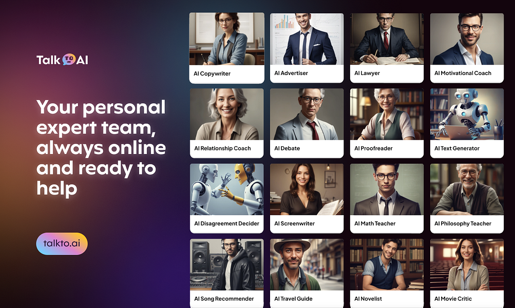 Talkto AI: Your own team of AI Companions available 24/7, | BetaList