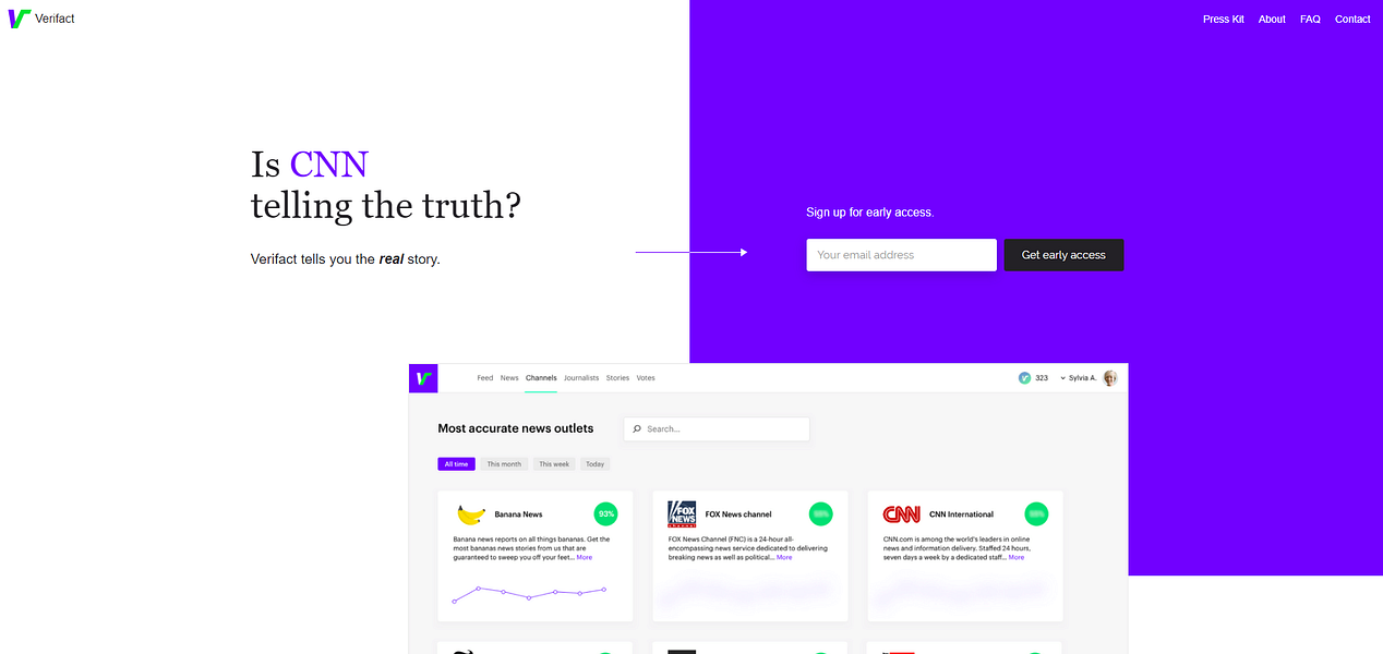 VeriFact: Blockchain based fact checking | BetaList