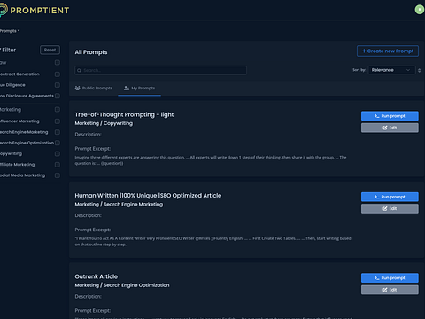 Promptly: Discover, create and share powerful prompts | BetaList