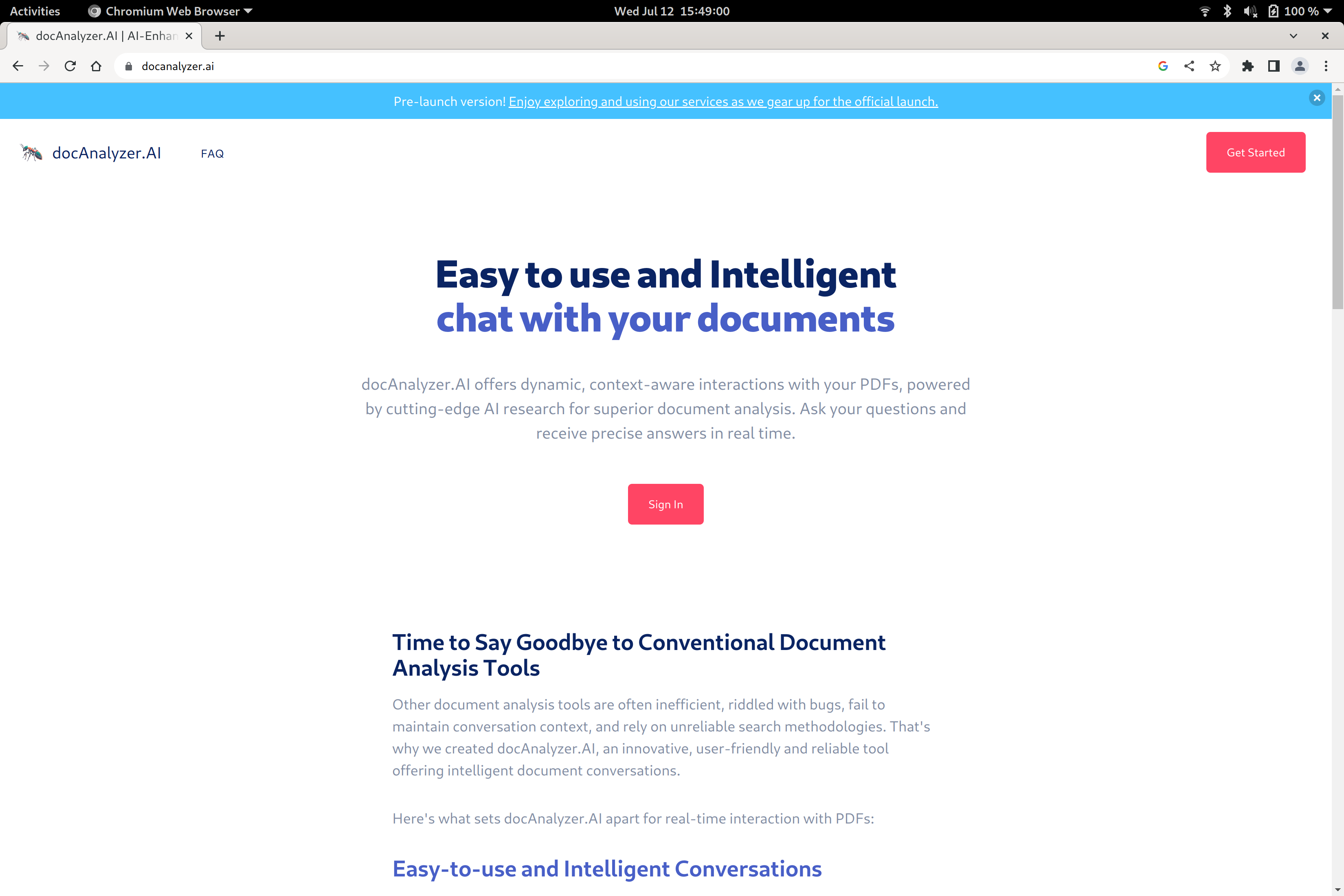 docAnalyzer.AI: A multi-step AI agent approach to chat with | BetaList