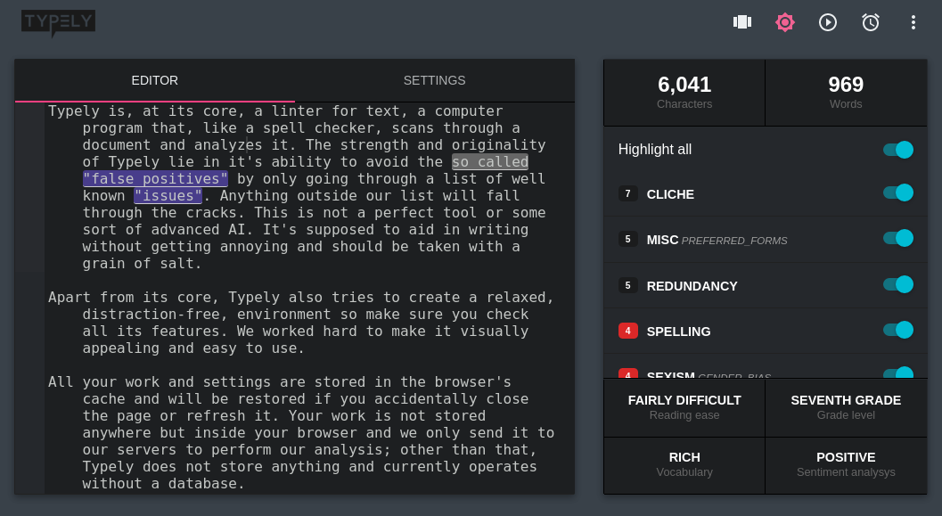 Typely: Free, online proofreading | BetaList