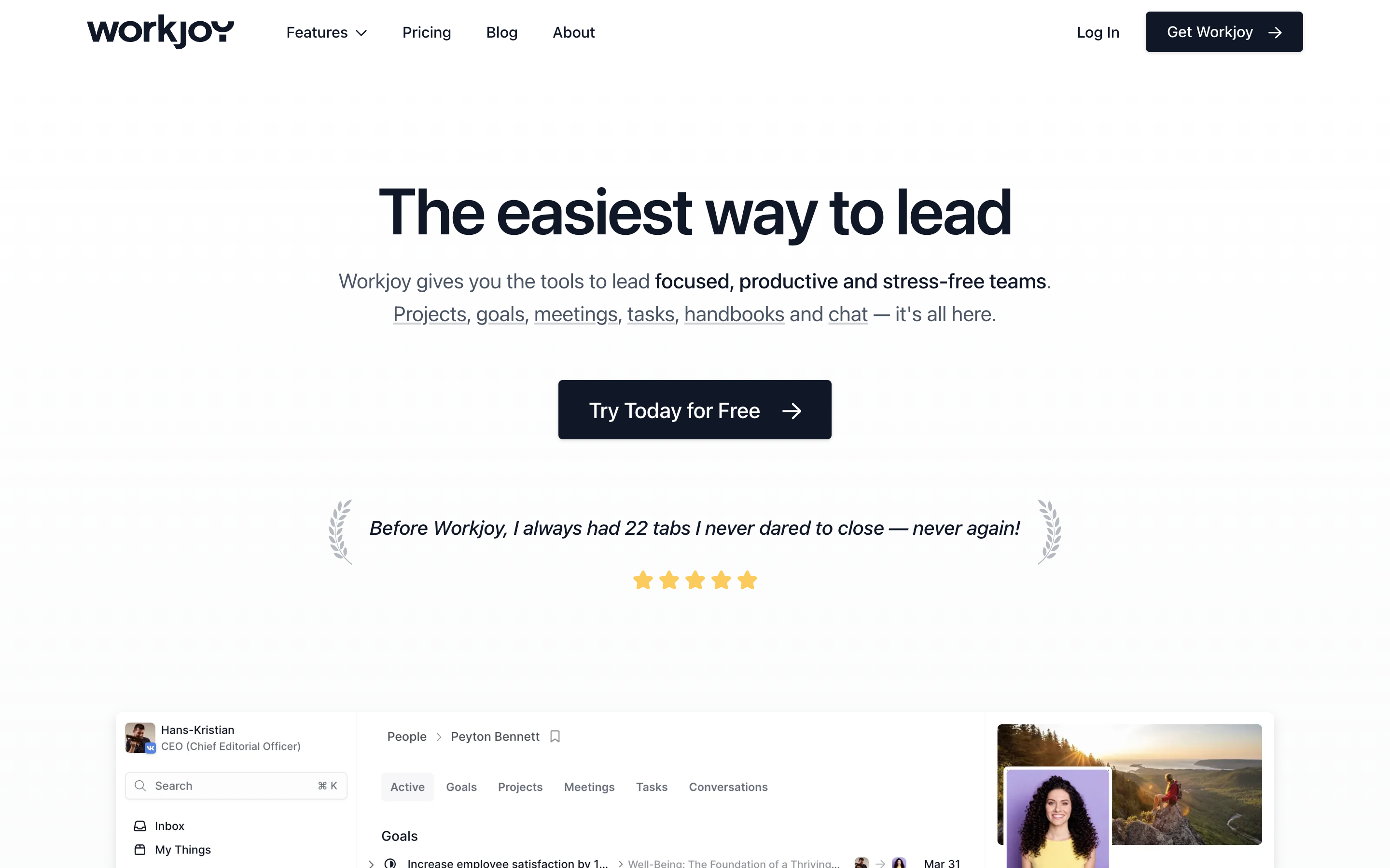 Workjoy: The easiest way to lead focused, productive and | BetaList